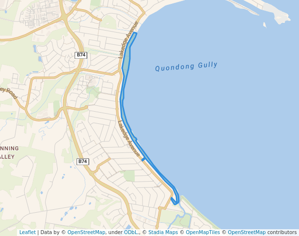 Ewen Howlett Reserve in Berkeley Vale | Map and Routes