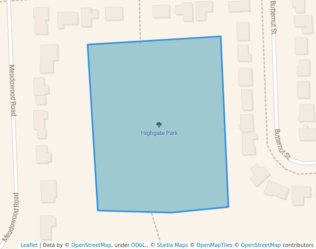 Highgate Park in Kingston | Map and Routes