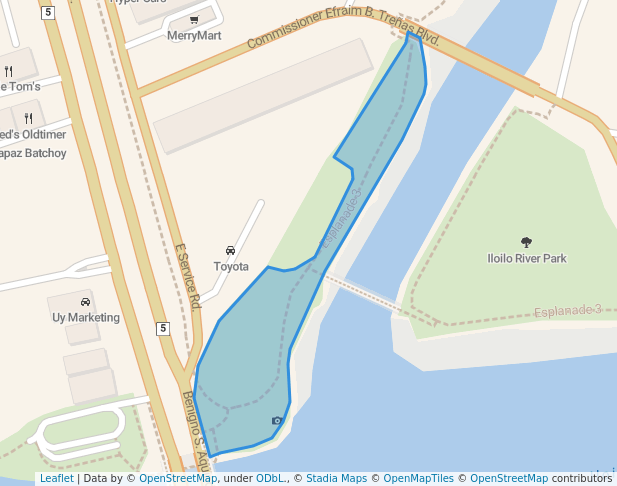 Iloilo River Park in Iloilo City | Map and Routes