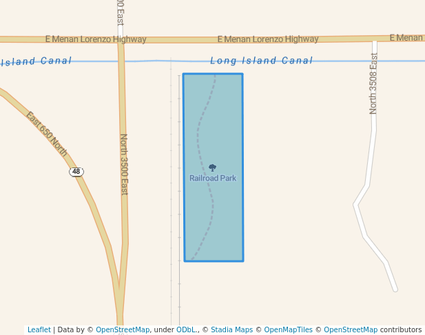 Railroad Park in Menan | Map and Routes