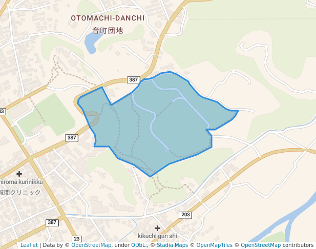 菊池公園 in Kikuchi | Map and Routes