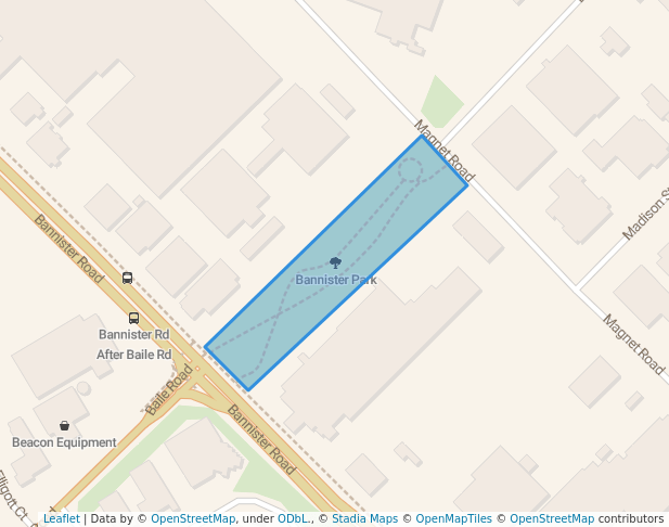 Bannister Park in Canning Vale | Map and Routes