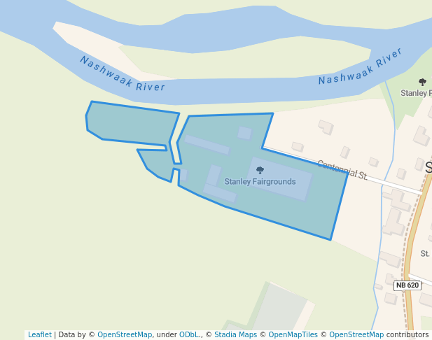 Stanley Fairgrounds in Stanley | Map and Routes