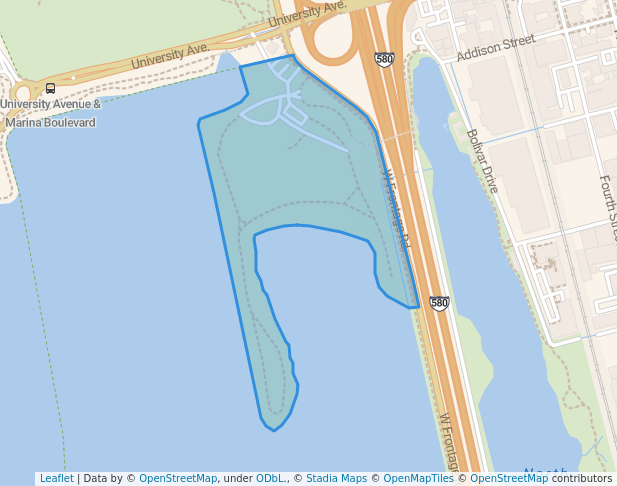Brickyard Cove in Berkeley | Map and Routes