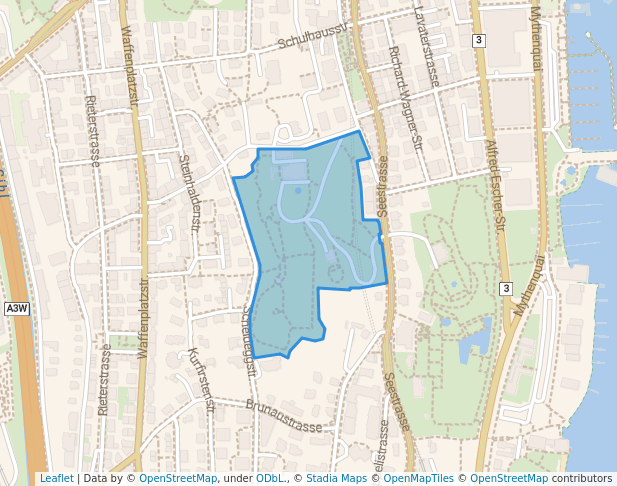 Rieterpark in Zürich | Map and Routes