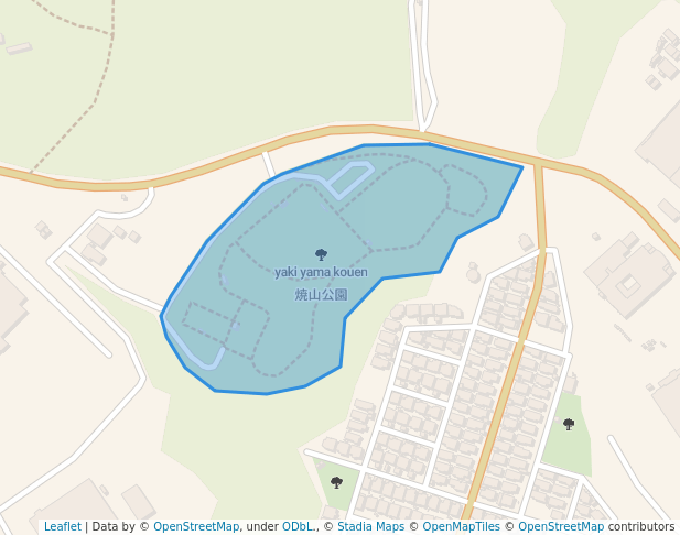 焼山公園 in Kasugai | Map and Routes