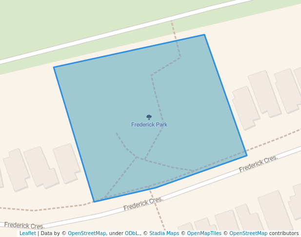 Frederick Park in London | Map and Routes