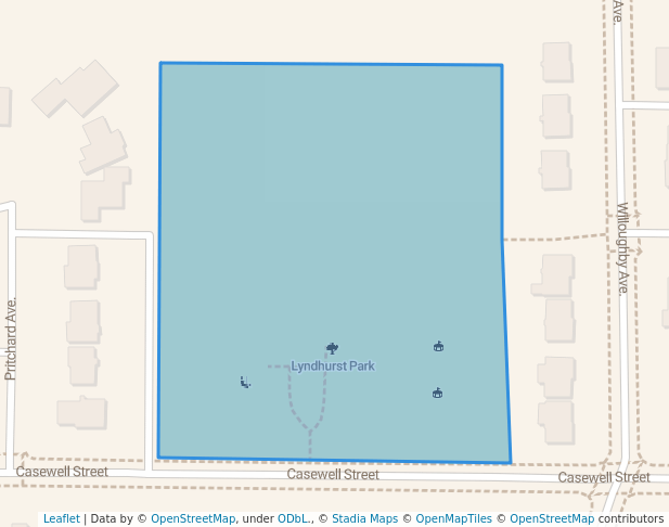 Lyndhurst Park in Burnaby | Map and Routes