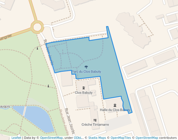 Parc du Clos Babuty in Ambilly | Map and Routes