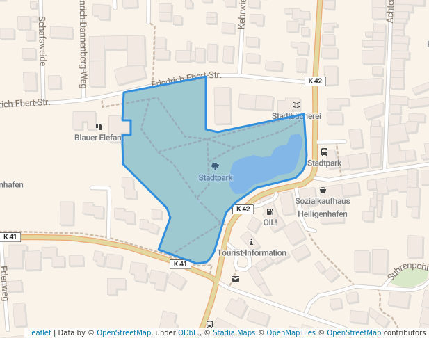 Stadtpark in Heiligenhafen | Map and Routes