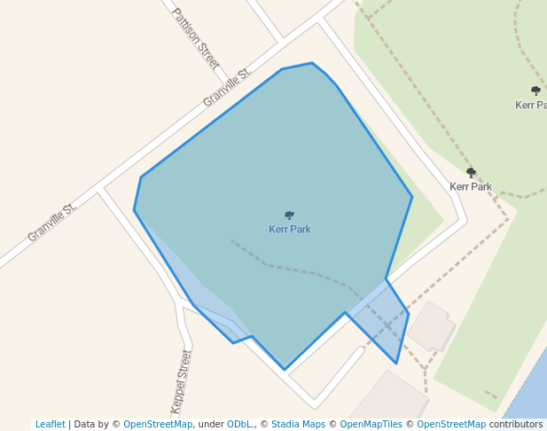 Kerr Park in Emu Park | Map and Routes