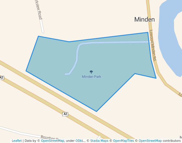 Minden Park in Minden | Map and Routes