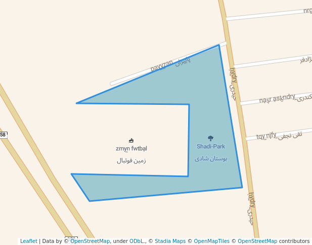 Shadi-Park in Tehran | Map and Routes