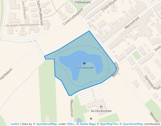 Duinwaterpark in Knokke-Heist | Map and Routes