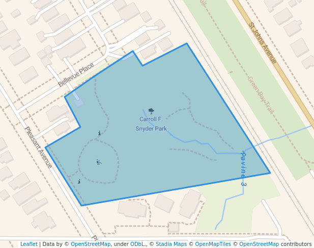 Carroll F. Snyder Park in Highland Park | Map and Routes