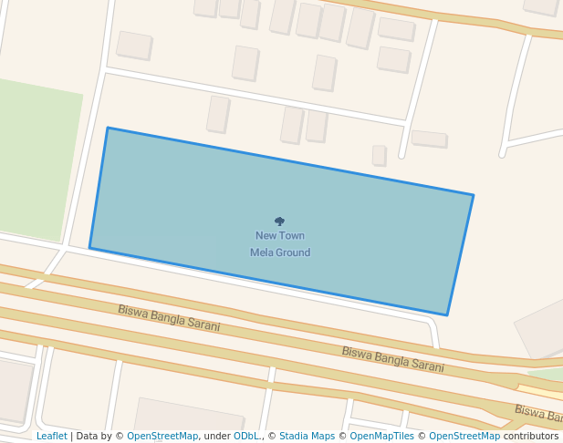 New Town Mela Ground in Kolkata | Map and Routes