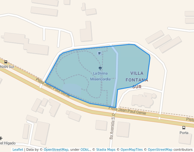 La Divina Misericordia in Managua | Map and Routes