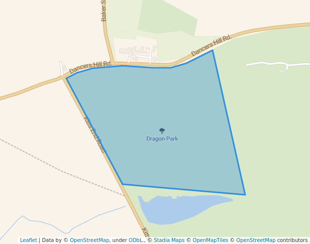 Dragon Park in Potters Bar | Map and Routes