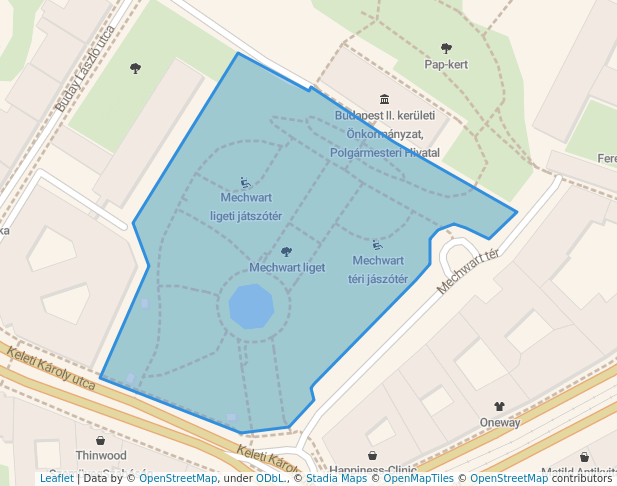 Mechwart liget in Budapest | Map and Routes