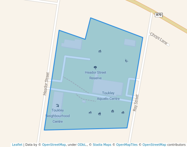 Heador Street Reserve in Toukley | Map and Routes