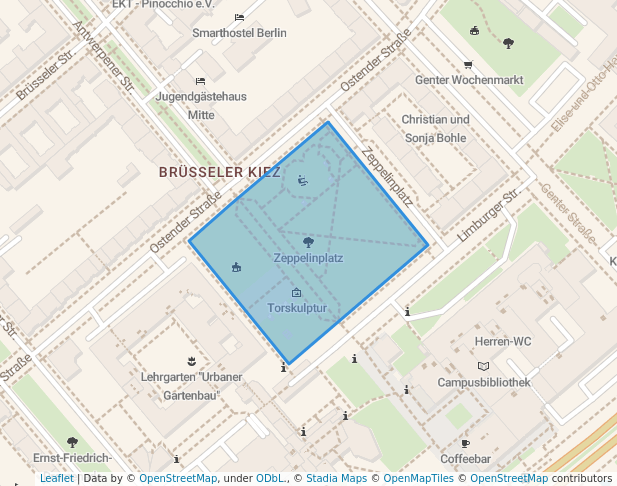 Zeppelinplatz in Berlin | Map and Routes