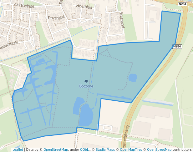 Ecozone in Hapert | Map and Routes
