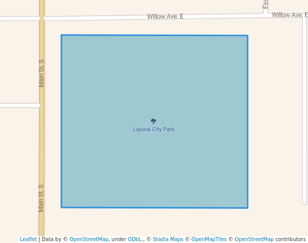 Lapwai City Park in Lapwai | Map and Routes