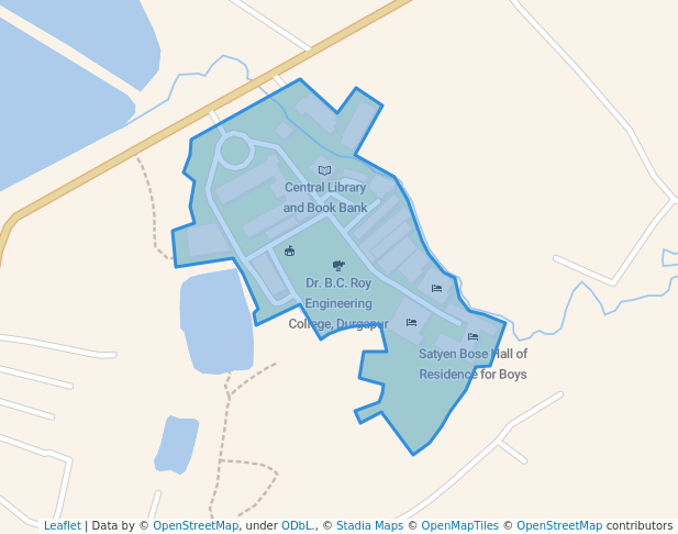 BCREC in Durgapur | Map and Routes