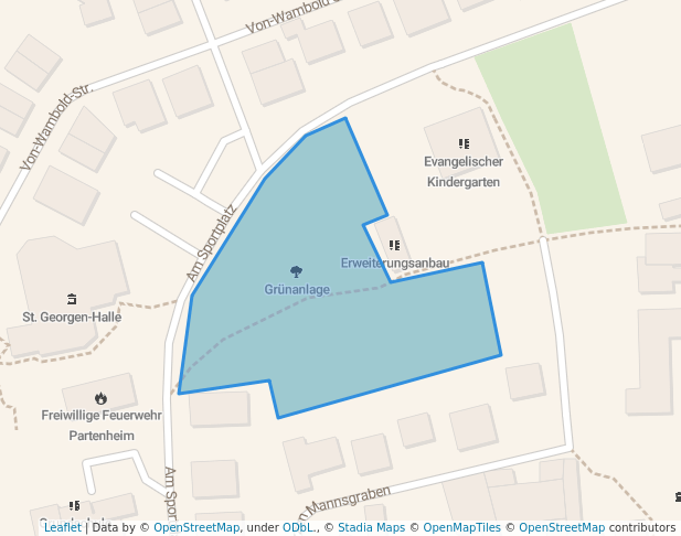 Grünanlage in Partenheim | Map and Routes