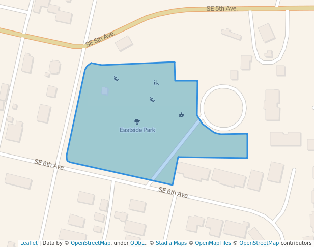 Eastside Park in Ontario | Map and Routes