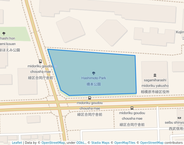 Hashimoto Park in Sagamihara | Map and Routes