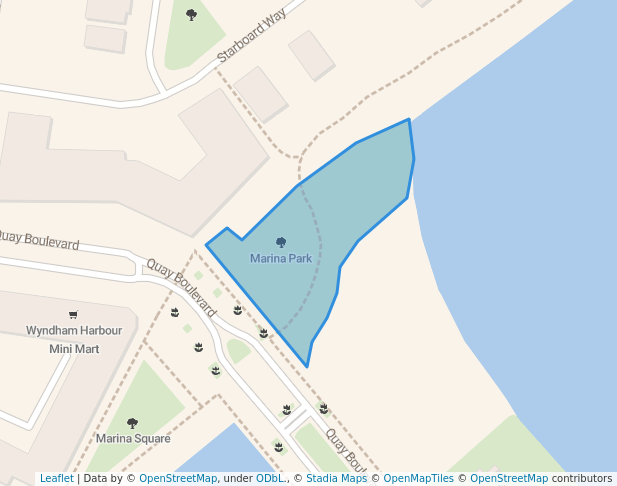Marina Park in Werribee South | Map and Routes