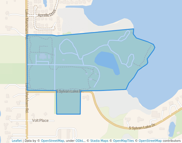 Sylvan Lake Park in Sanford | Map and Routes