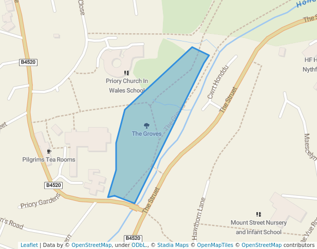 The Groves in Brecon | Map and Routes