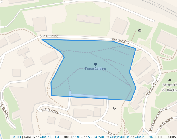 Parco Guidino in Paradiso | Map and Routes