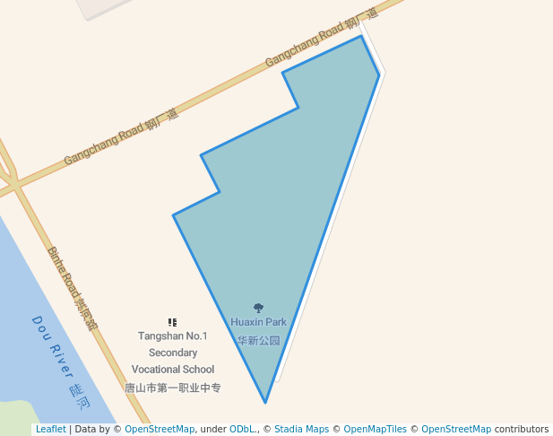 Huaxin Park in Tang Shan Shi | Map and Routes
