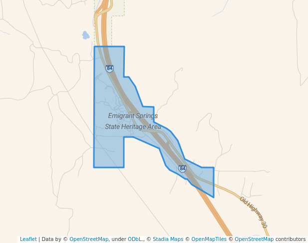 Emigrant Springs State Heritage Area in Meacham | Map and Routes