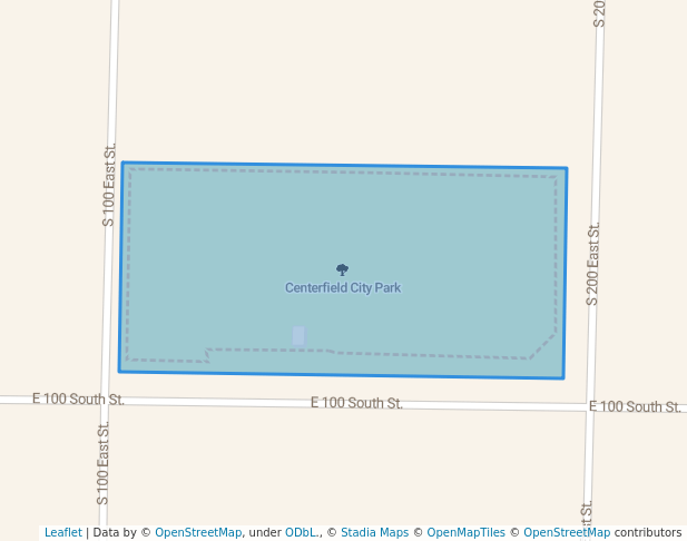 Centerfield City Park in Centerfield | Map and Routes
