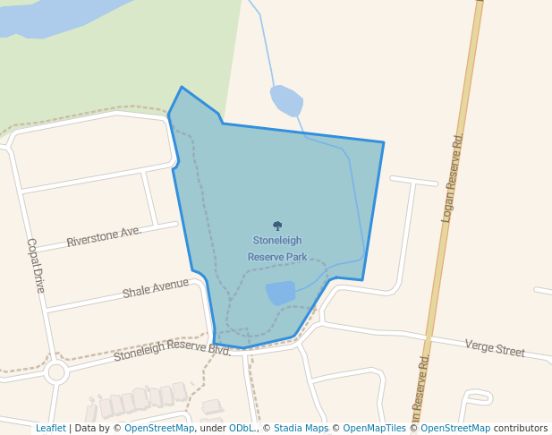 Stoneleigh Reserve Park in Logan Reserve | Map and Routes