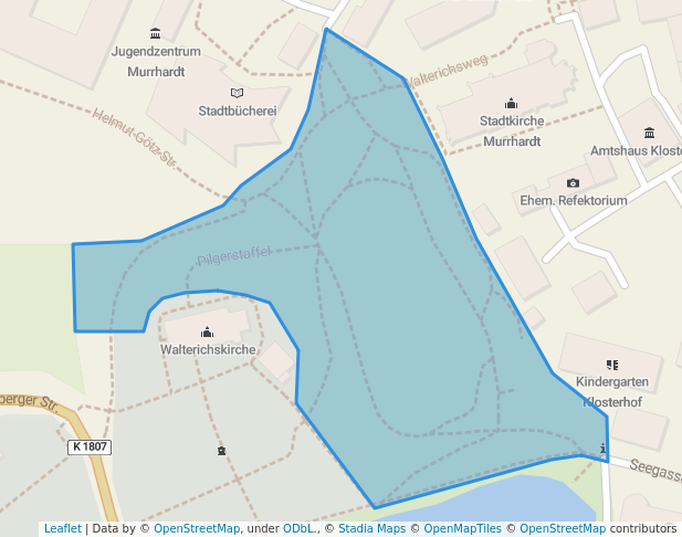 Stadtgarten in Murrhardt | Map and Routes