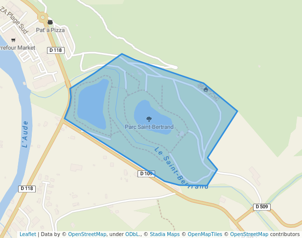 Parc Saint-Bertrand in Quillan | Map and Routes