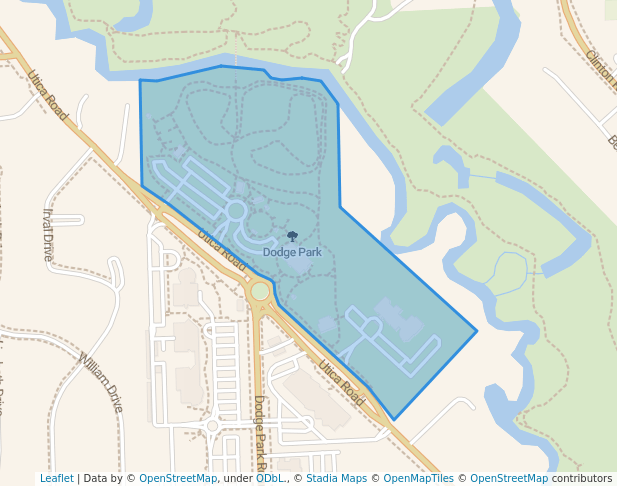 Dodge Park in Sterling Heights | Map and Routes