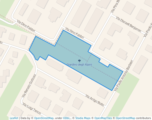 Giardino degli Alpini in Cento | Map and Routes