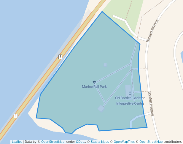 Marine Rail Park in Borden-Carleton | Map and Routes