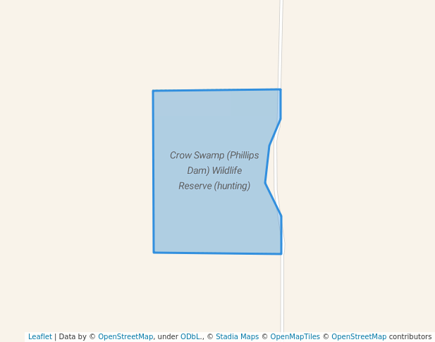 Crow Swamp (Phillips Dam) Wildlife Reserve (hunting) in Jeparit | Map ...