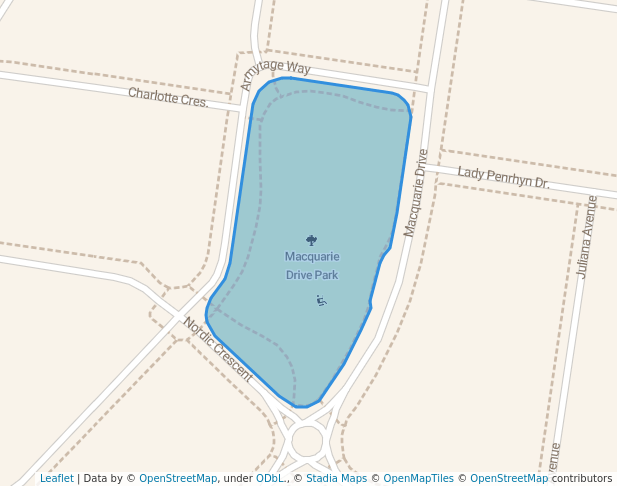 Macquarie Drive Park in Wyndham Vale | Map and Routes