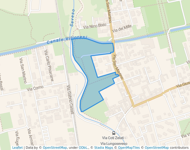 Parco del Seveso in Paderno Dugnano | Map and Routes