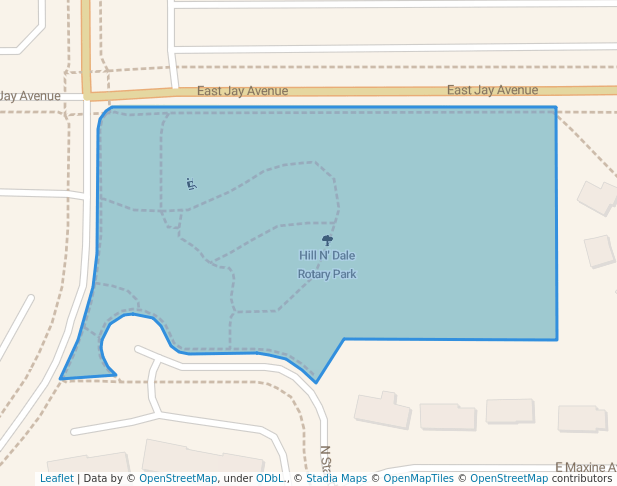 Hill N' Dale Rotary Park in Spokane | Map and Routes