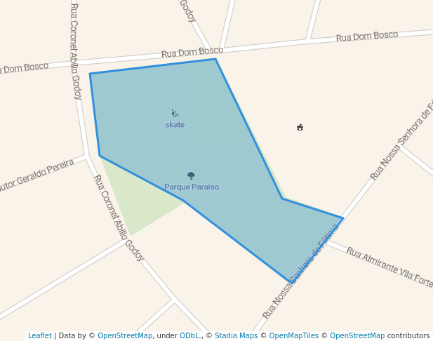 Parque Paraíso in Resende | Map and Routes