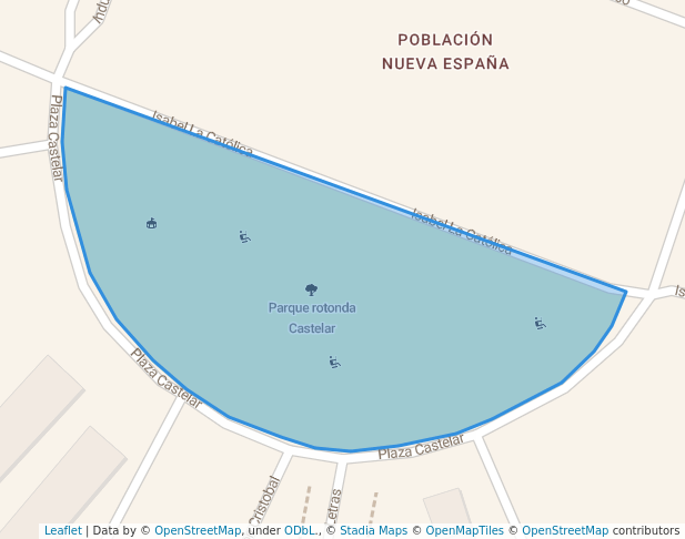 Parque rotonda Castelar in La Cisterna | Map and Routes